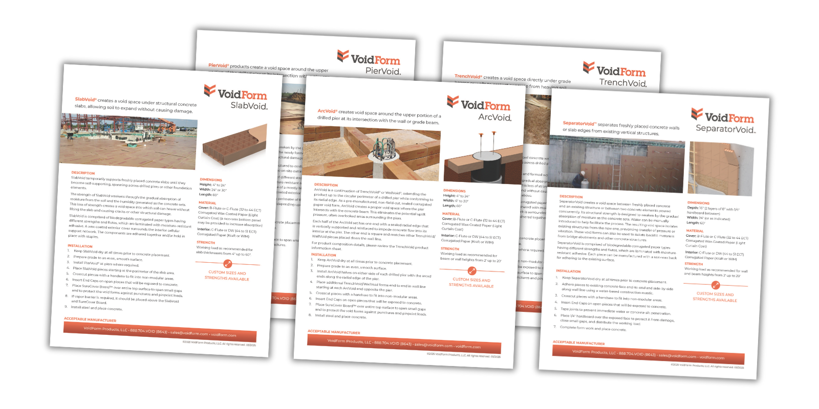 SureVoid Systems Specifications | VoidForm